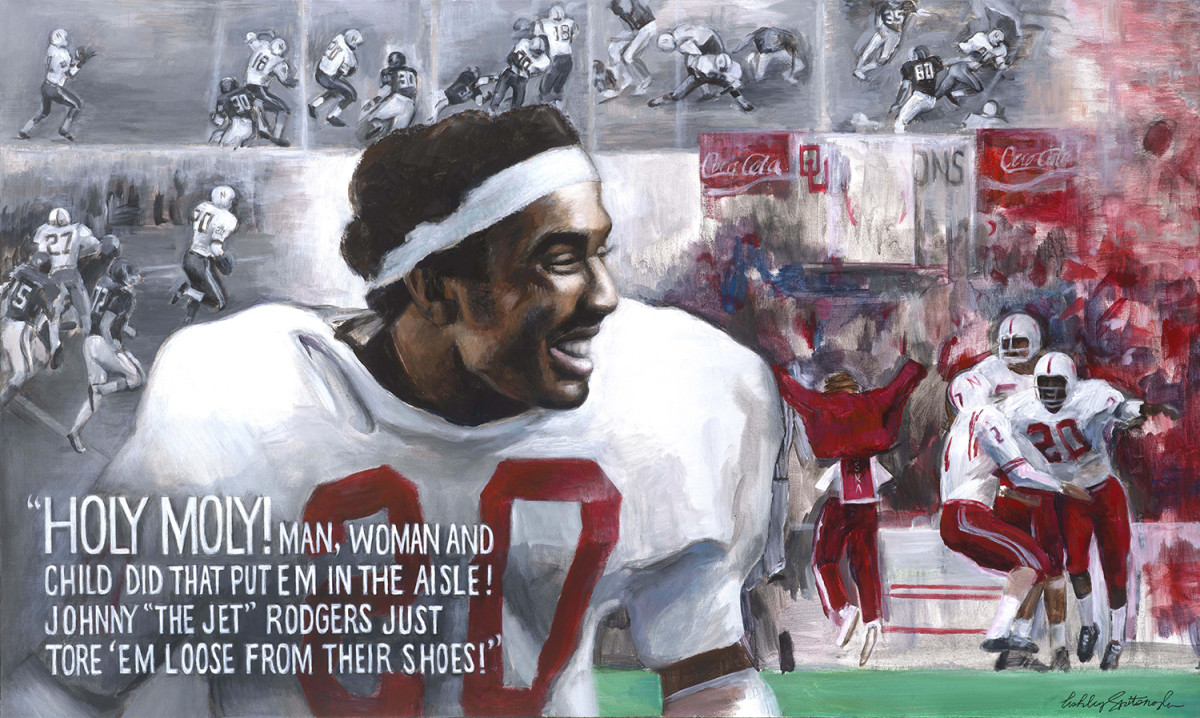 Johnny ‘The Jet’ Rodgers 50th Heisman Anniversary Art Event - All Huskers