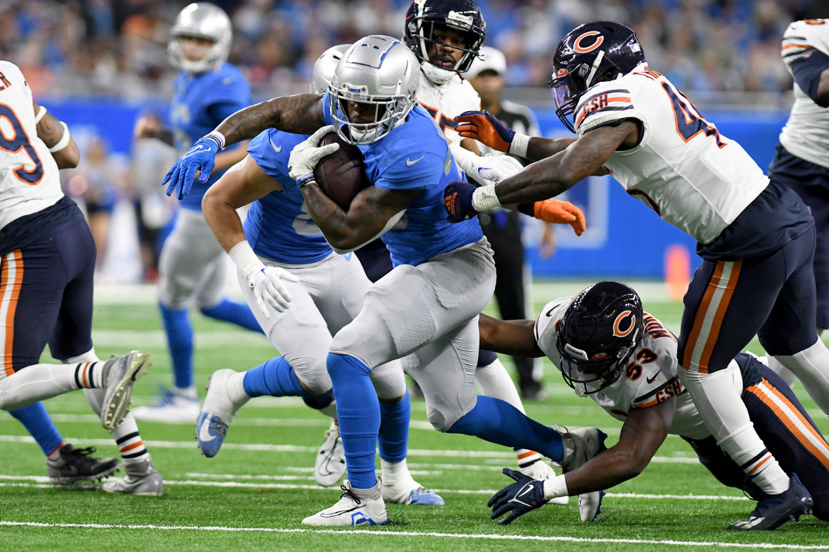 Detroit Lions Jamaal Williams ties Barry Sanders team touchdown record ...