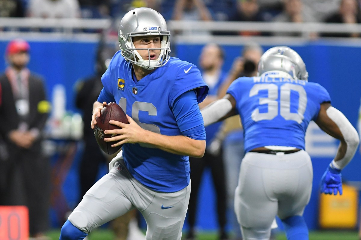 Jared Goff Guides Lions Closer to a Playoff Berth With Big Win - Sports ...
