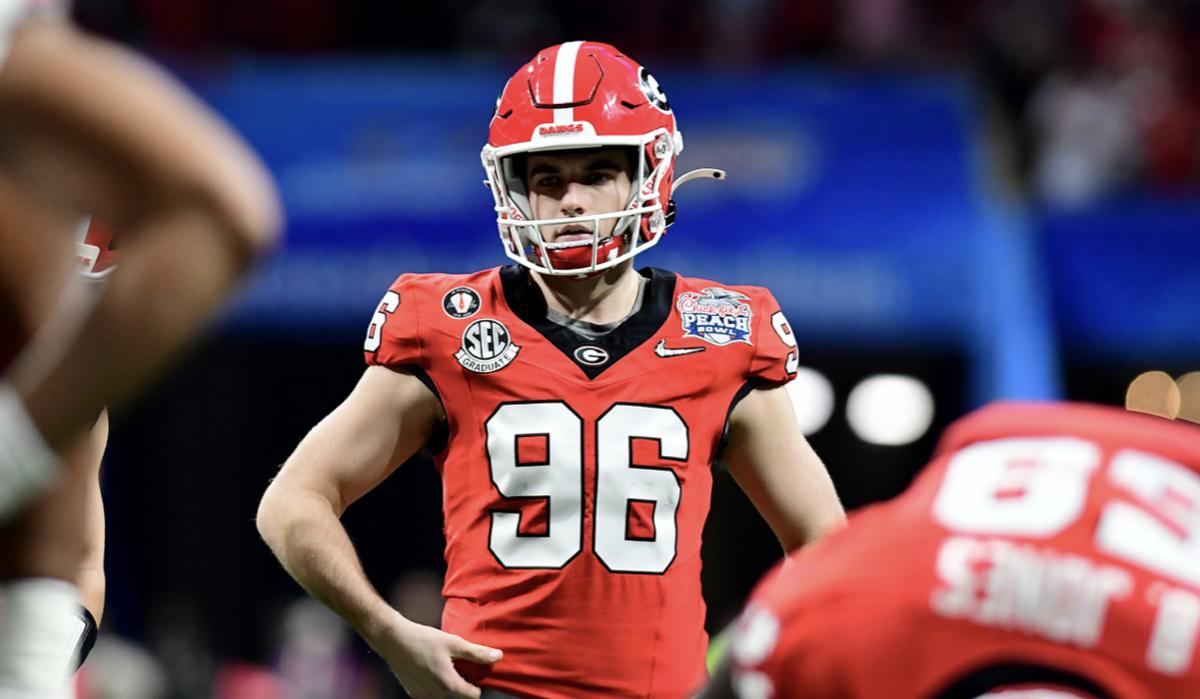 Jack Podlesny Reese's Senior Bowl NFL Draft Georgia Football - Sports ...