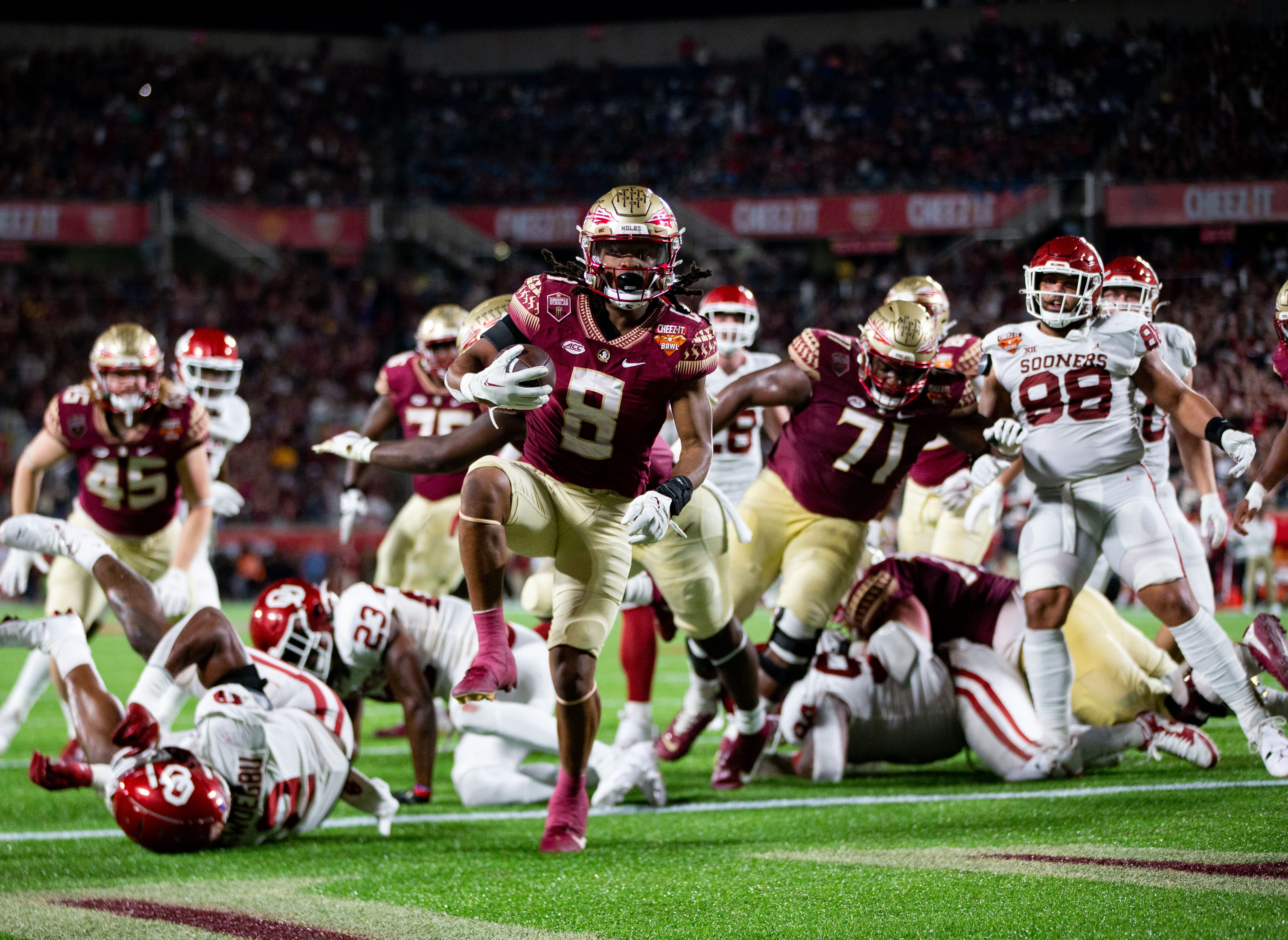 Former Florida State RB takes first Official Visit since entering NCAA ...