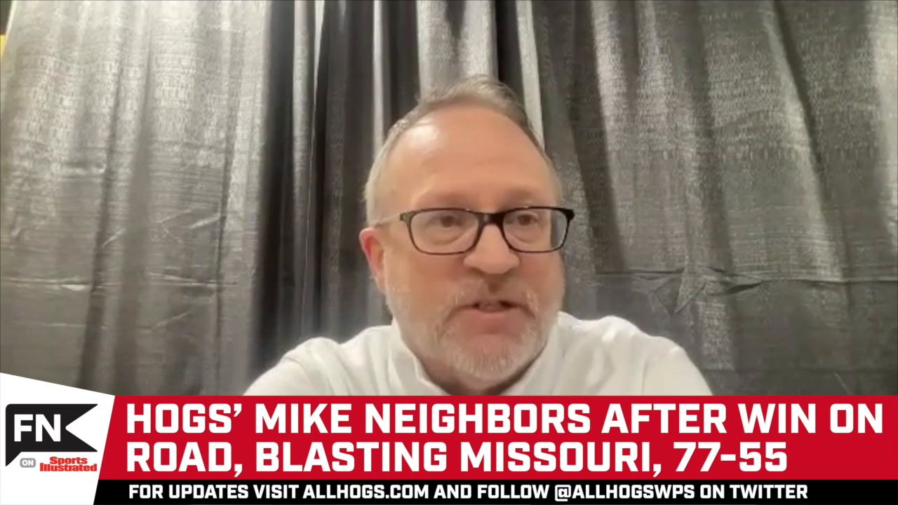 Hogs' Mike Neighbors After Downing Missouri - Sports Illustrated All ...