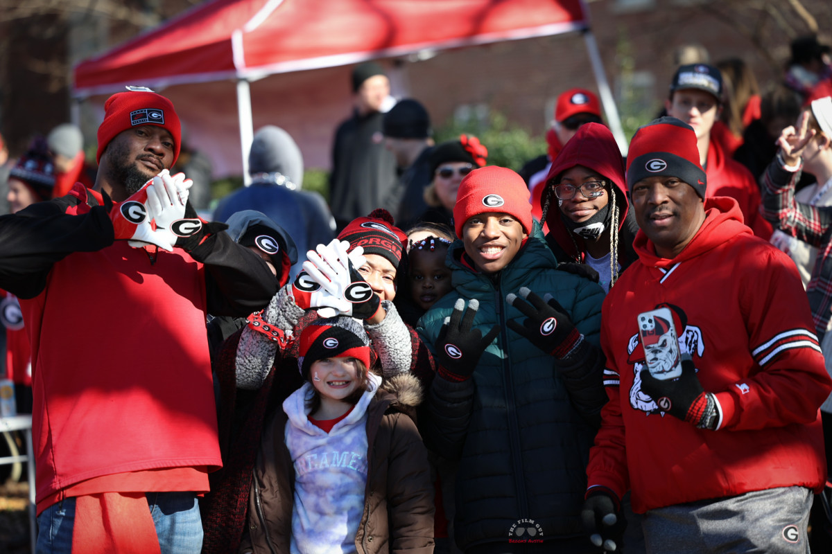 Georgia Football Celebrates Second Title in a Row with Championship ...