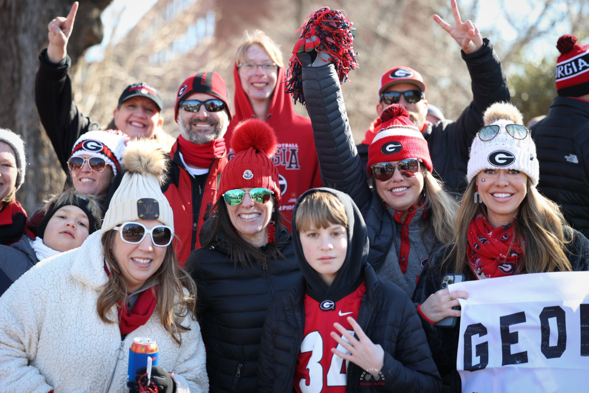 Georgia Football Celebrates Second Title in a Row with Championship ...