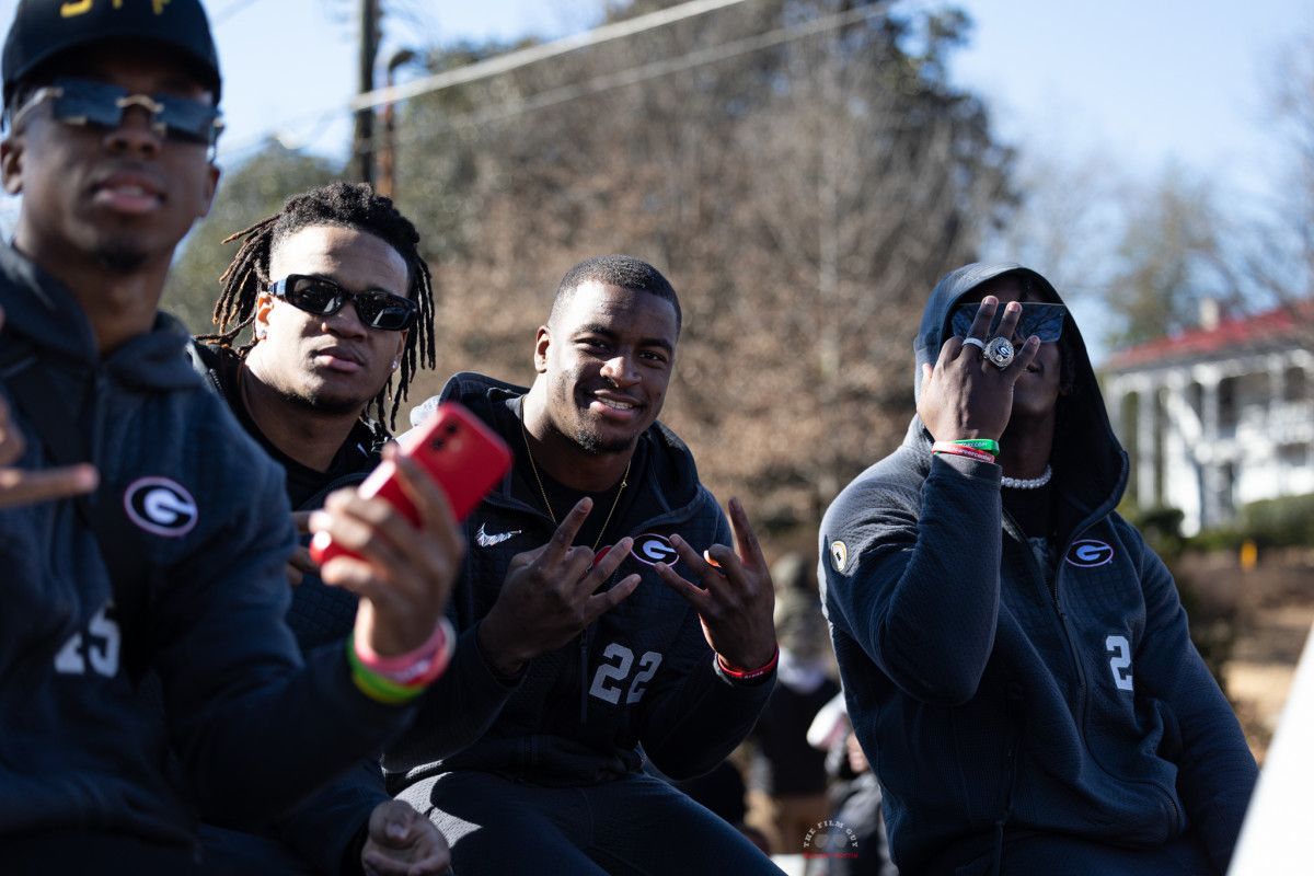 Georgia Football Celebrates Second Title in a Row with Championship ...