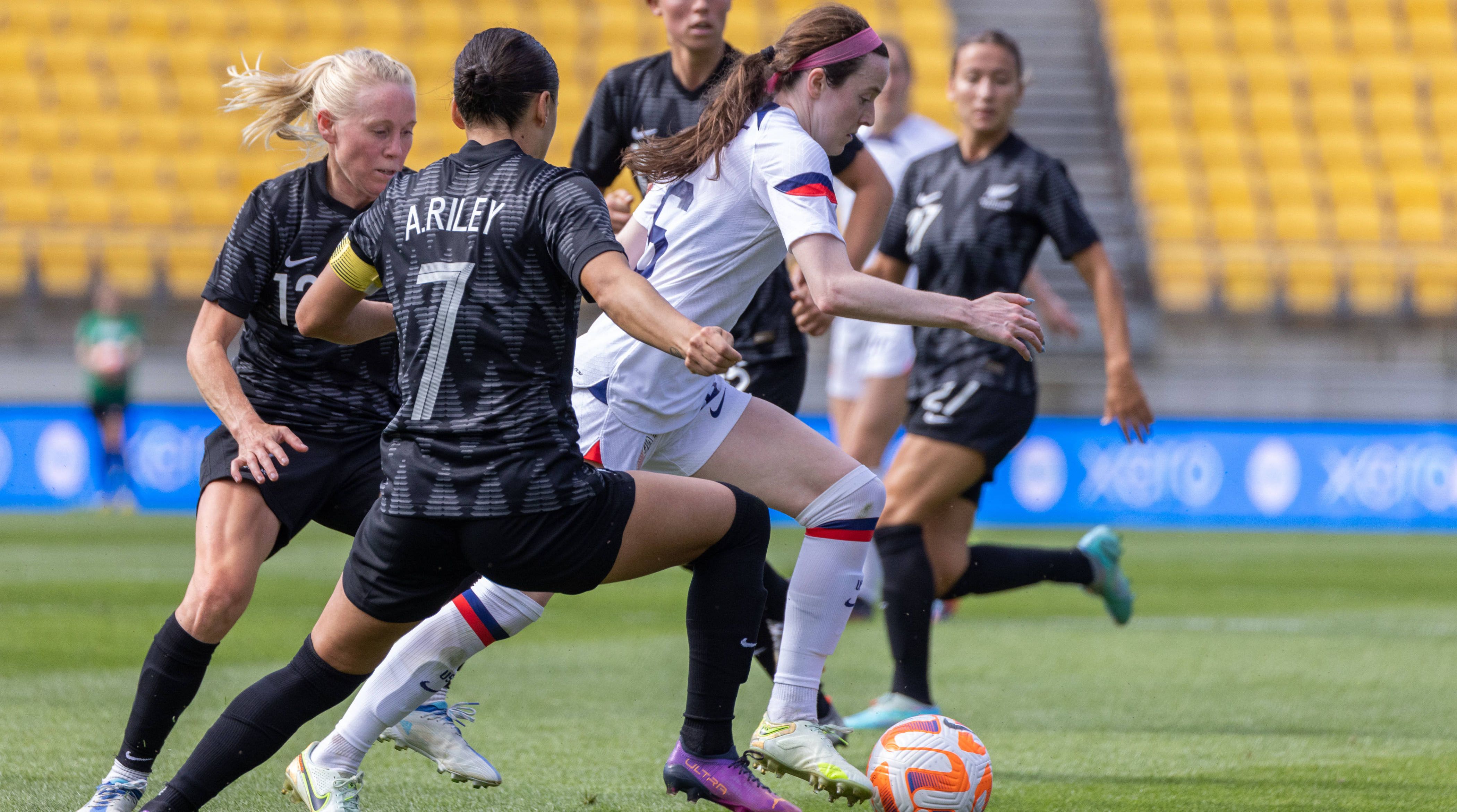 USWNT-New Zealand: Rose Lavelle scores twice in blowout win - Sports ...