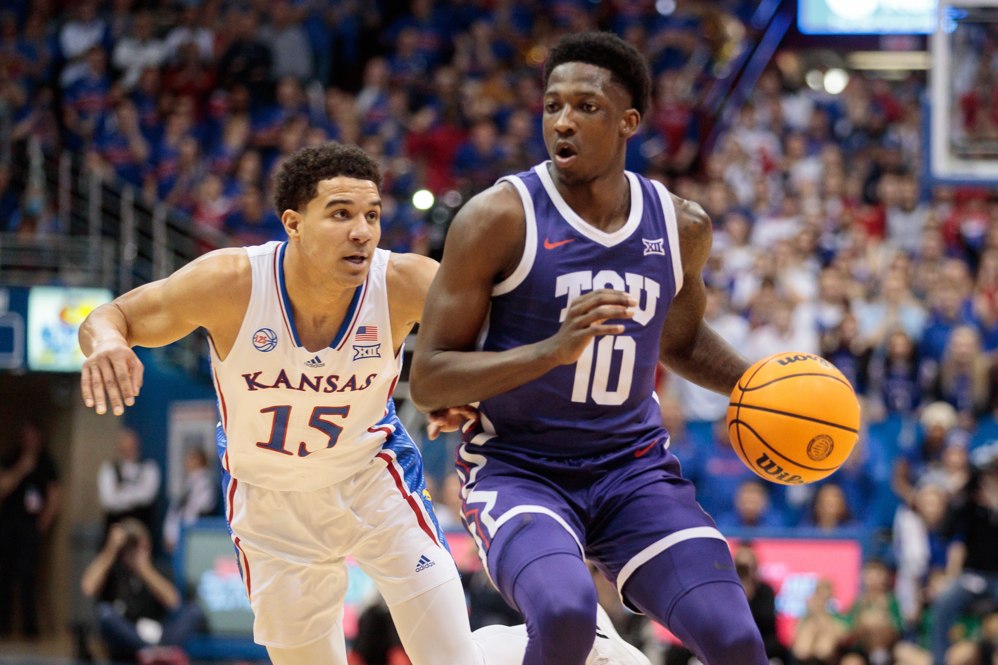 TCU Men's Basketball: Frogs Notch Wire-To-Wire Win Over #2 Kansas ...