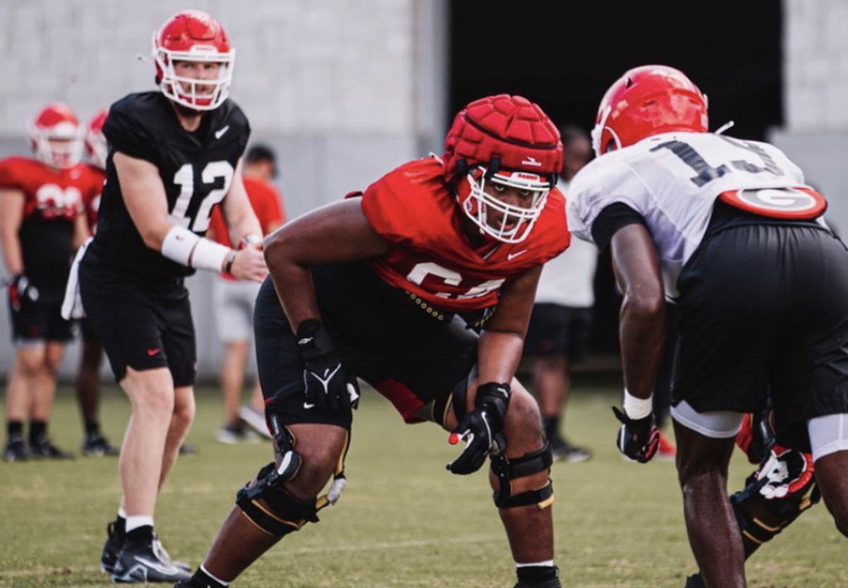 Georgia Football Lineman Jacob Hood Transfer to Nebraska Football ...