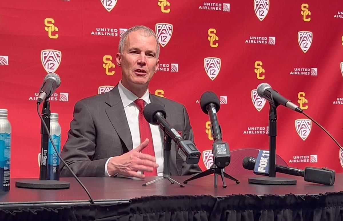Watch: USC men's basketball coach Andy Enfield discusses 77-64 win over ...