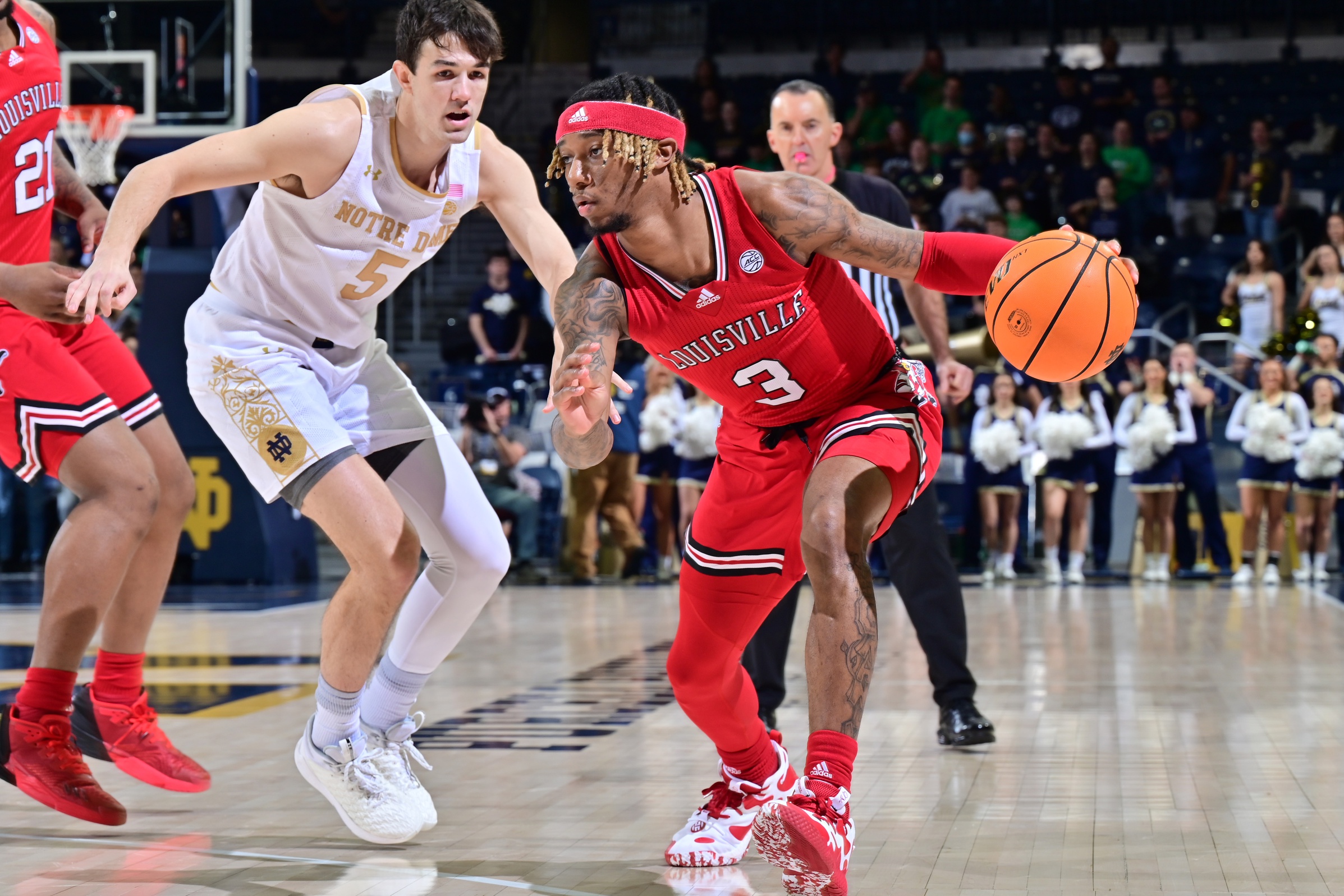 Louisville Men's Basketball Falls Behind Early at Notre Dame, Extends ...