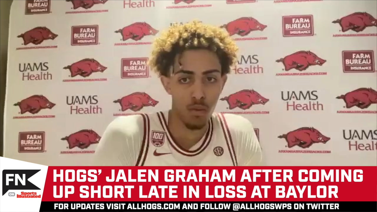 Hogs' Jalen Graham After Loss to Baylor - Sports Illustrated All Hogs ...