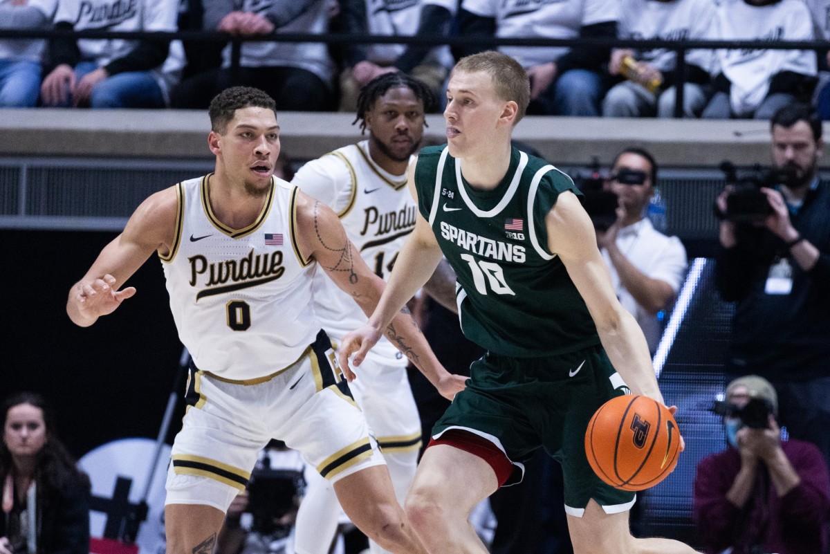 PHOTO GALLERY: No. 1 Purdue Basketball Routs Michigan State at Mackey ...