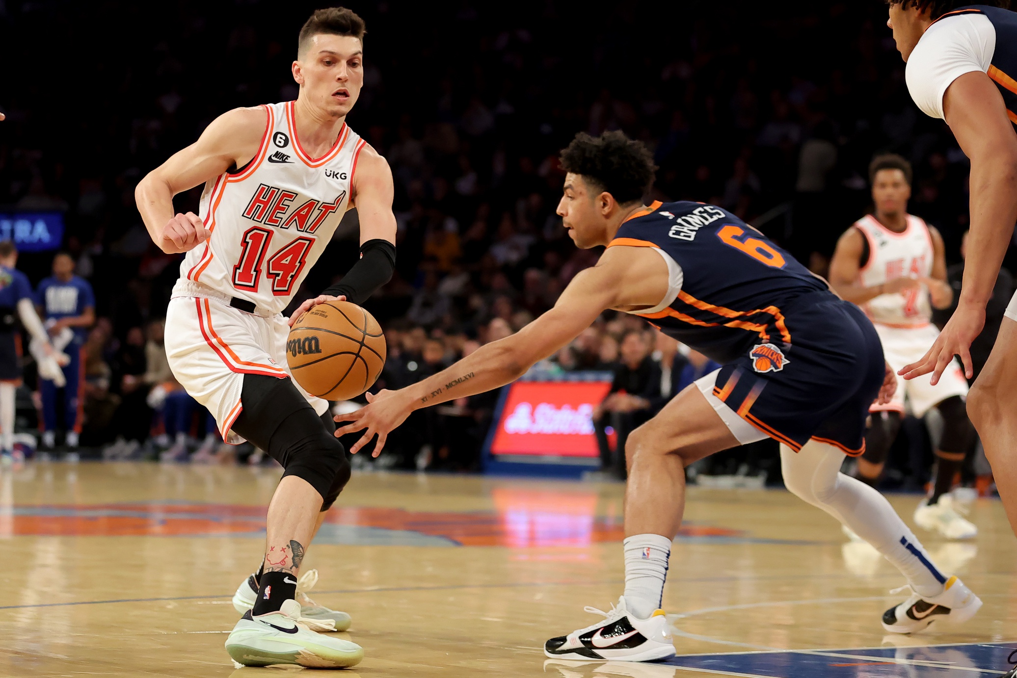 Miami Heat Show Support At Tyler Herro's High School Jersey Retirement ...