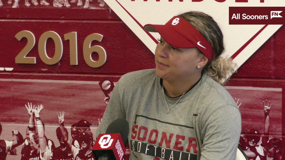 WATCH: Oklahoma OF Jayda Coleman Press Conference - Sports Illustrated ...