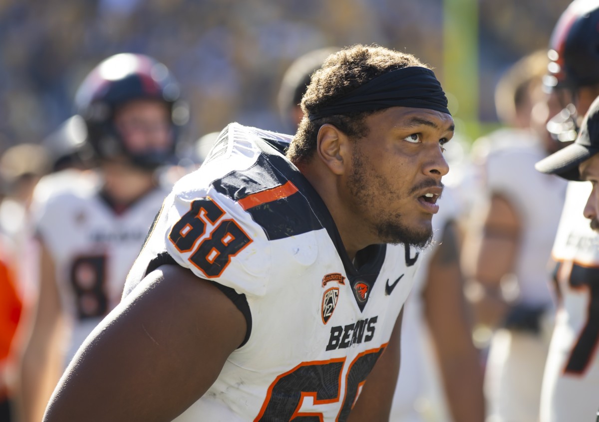 Cincinnati Bengals Meet With Oregon State Offensive Lineman Brandon ...