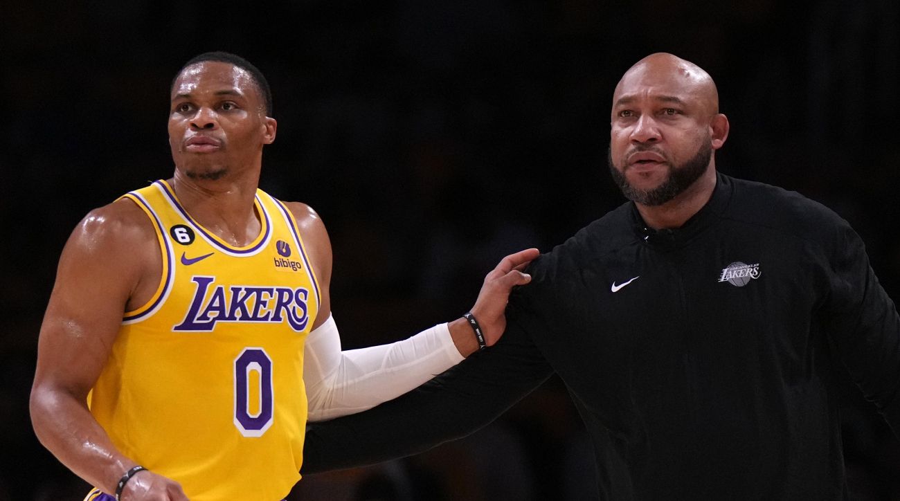 Lakers’ Russell Westbrook, Darvin Ham Involved in ‘Heated Exchange ...