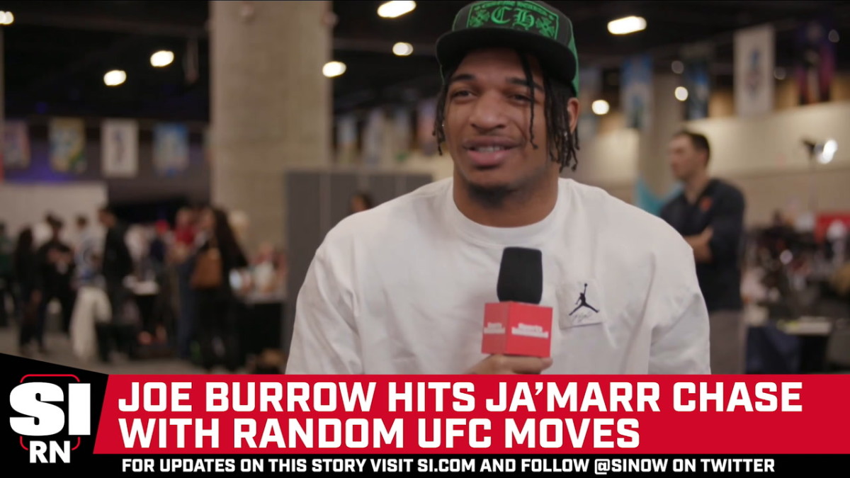 Joe Burrow Hits Ja'Marr Chase with Random UFC Moves - Sports Illustrated