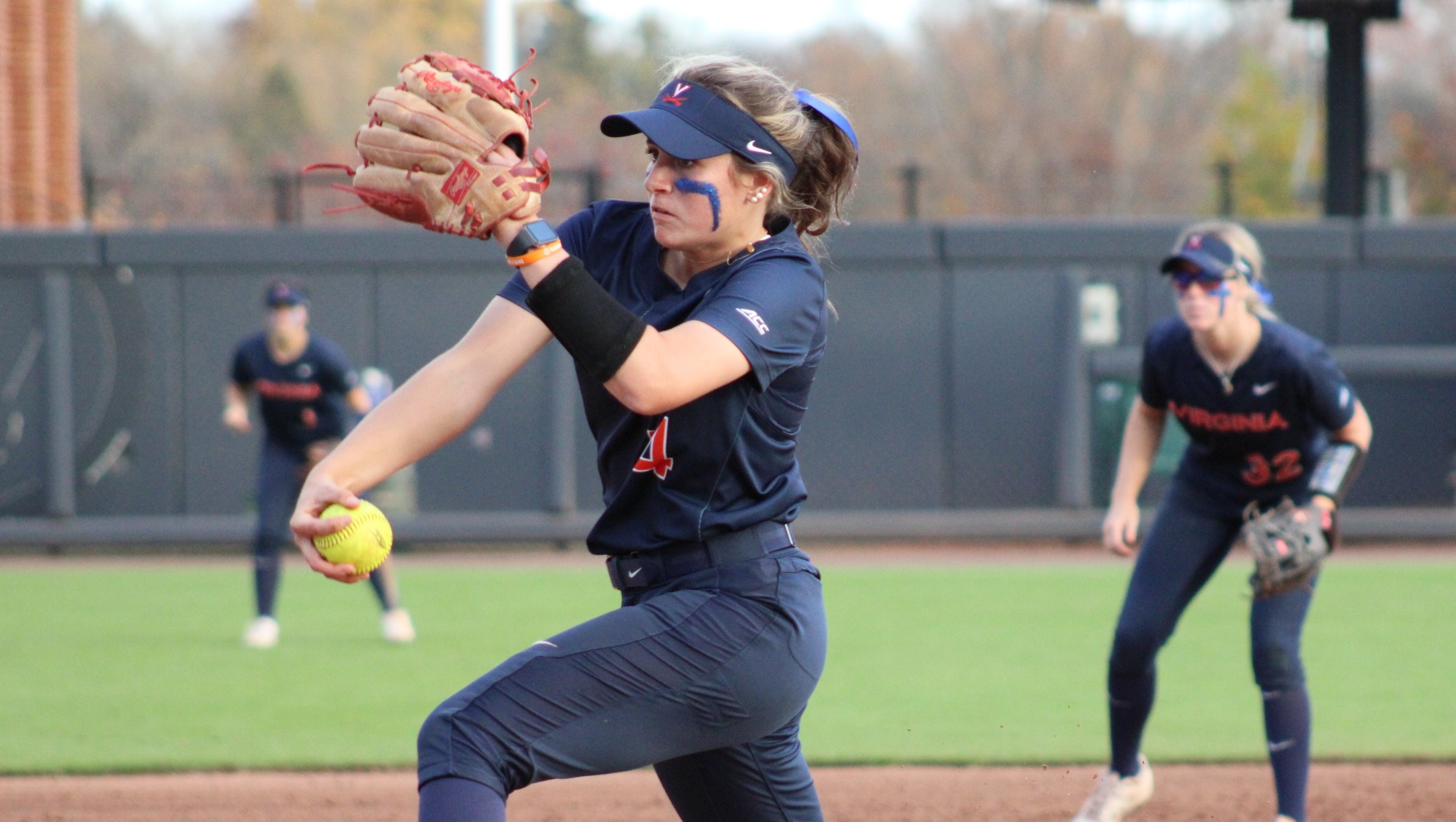 Freshman Eden Bigham Throws No-Hitter, UVA Softball Wins Season-Opener ...