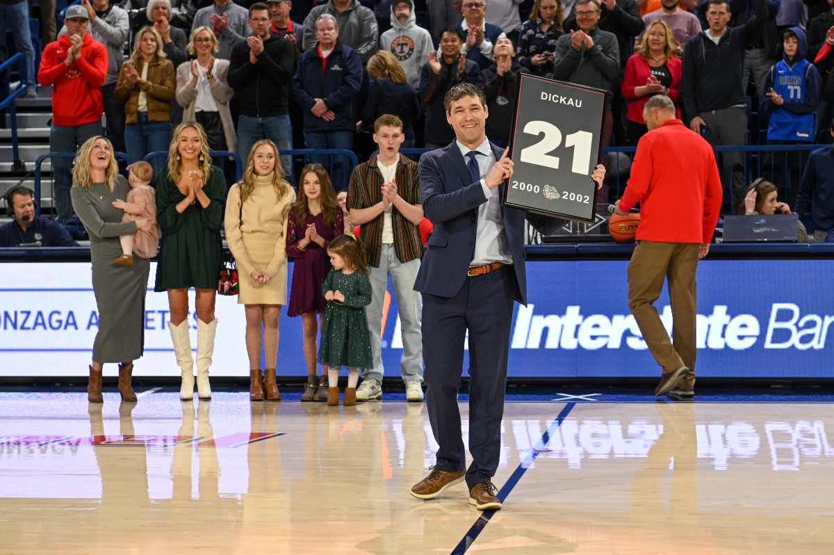 Gonzaga retires Dan Dickau's jersey: 'A long time coming' - Gonzaga Nation
