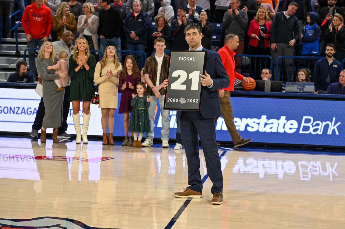 Gonzaga retires Dan Dickau's jersey: 'A long time coming' - Gonzaga Nation