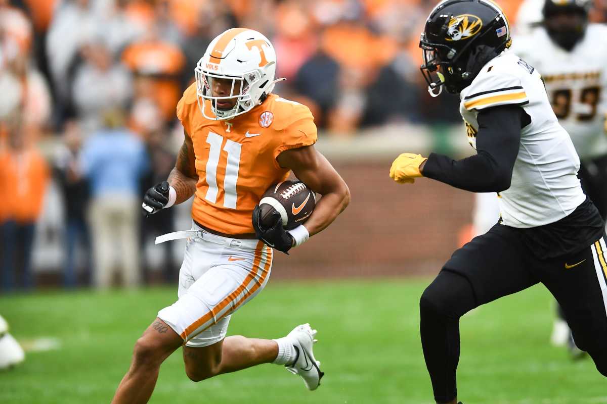 Jalin Hyatt Receives First-Round Mock, Represents Tennessee Football ...