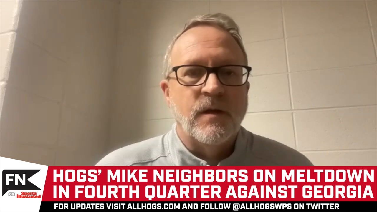 Hogs' Mike Neighbors After Georgia Loss - Sports Illustrated All Hogs ...
