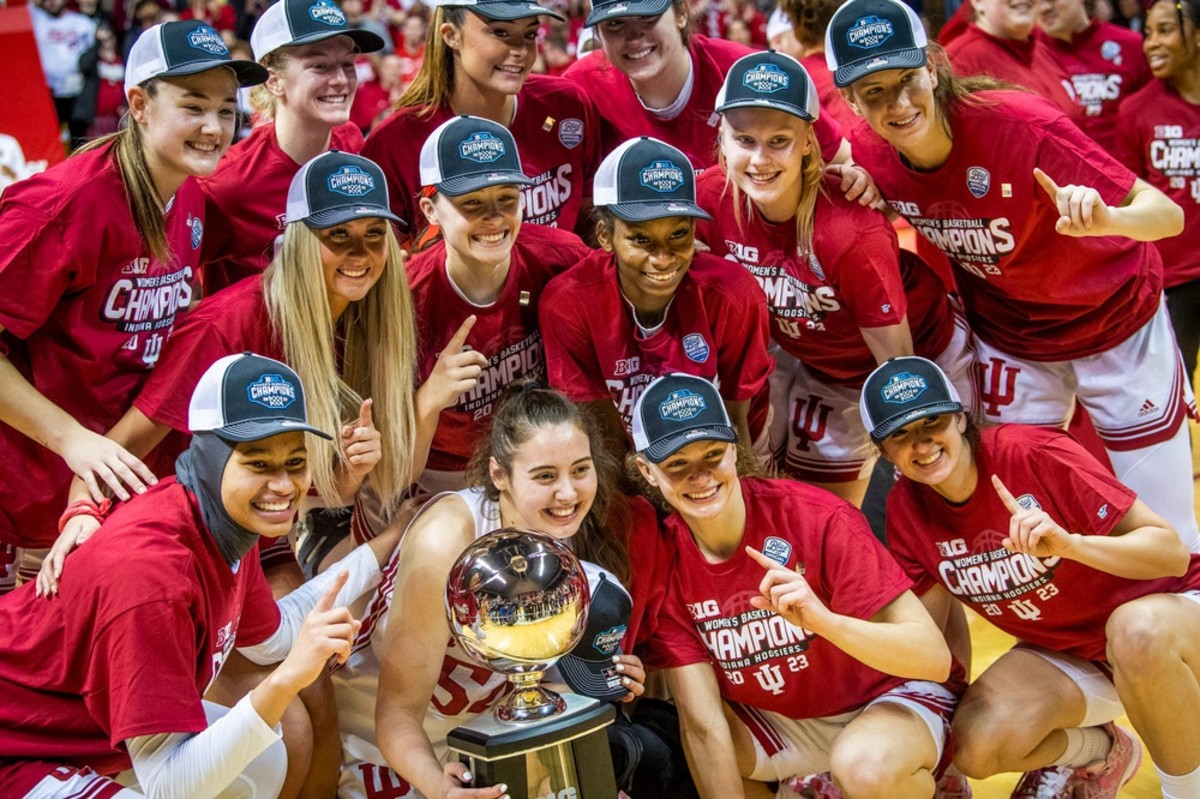 Indiana Women's Basketball: B1G Celebration for First Regular Season ...