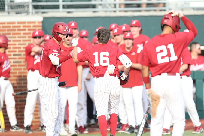 No. 20 Alabama Baseball Defeats Tennessee Tech, 7-4 - Sports ...