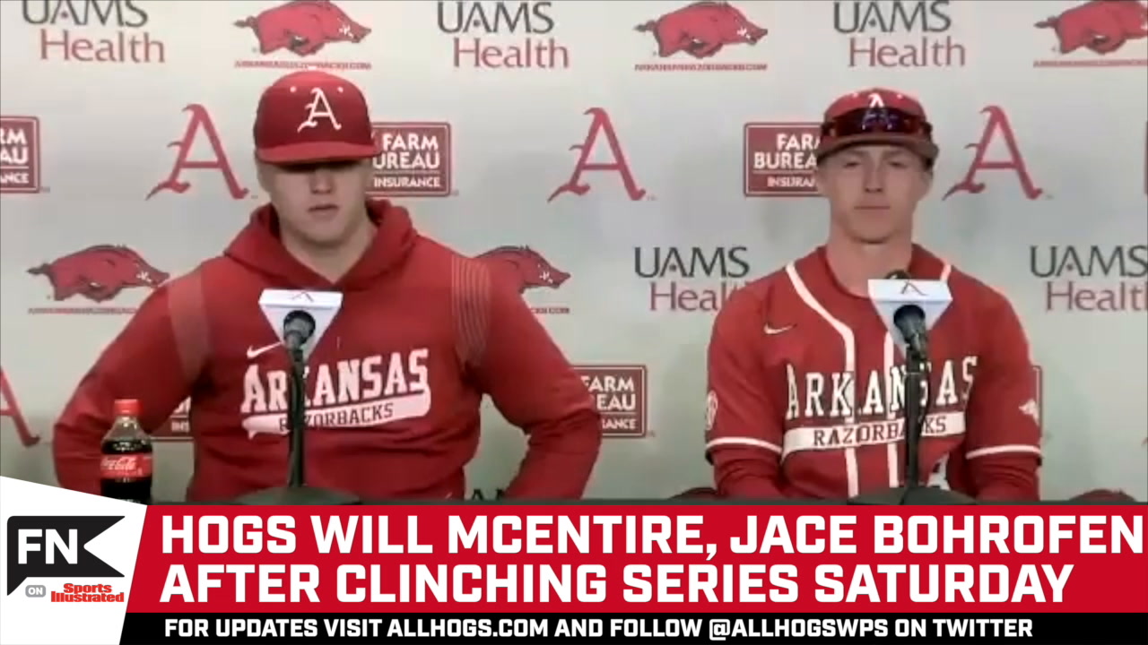 Hogs' Will McEntire, Jace Bohrofen on Win - Sports Illustrated All Hogs ...