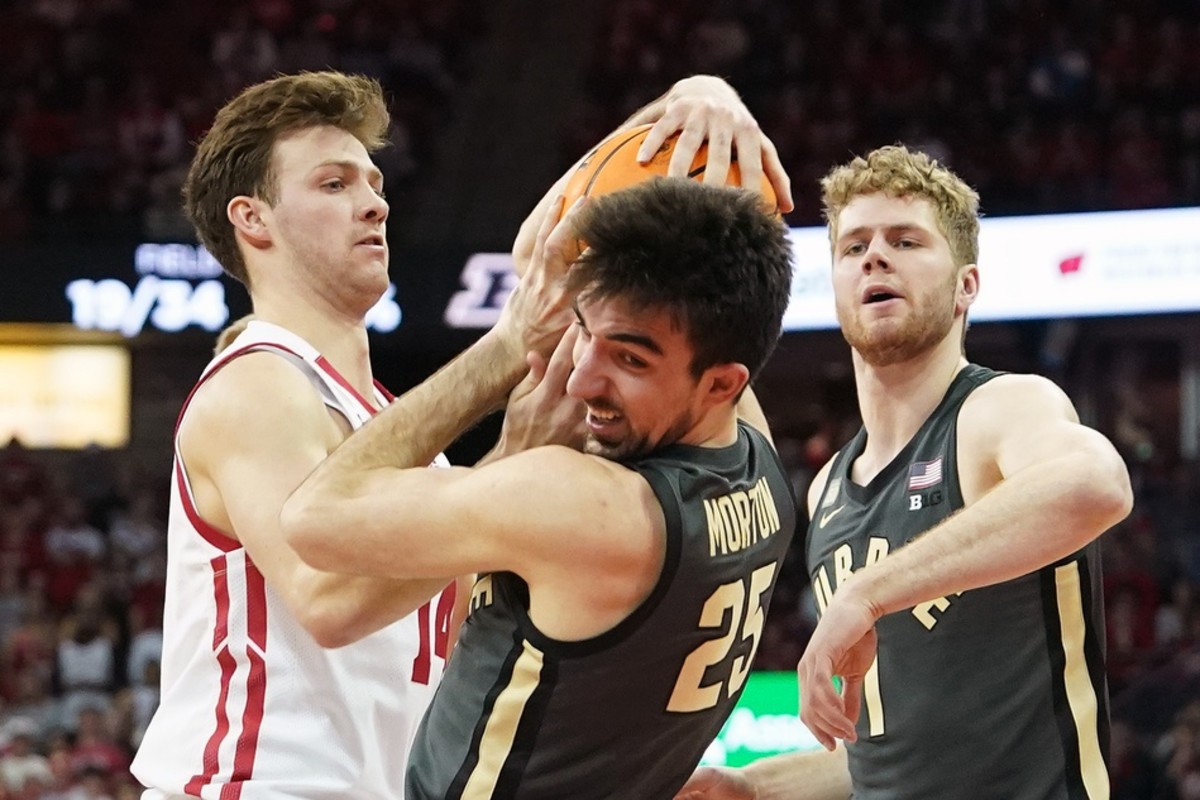 PHOTO GALLERY: Purdue Holds on for 63-61 Win Against Wisconsin at the ...