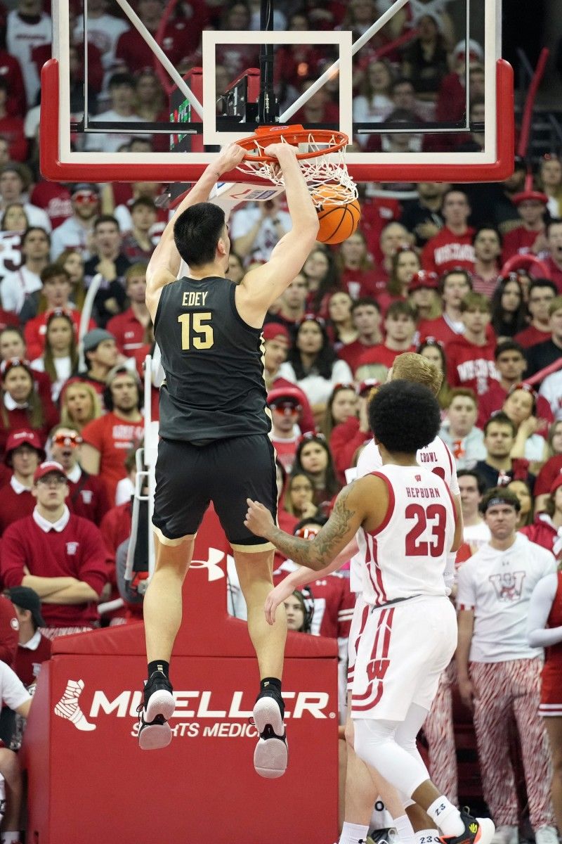 PHOTO GALLERY: Purdue Holds on for 63-61 Win Against Wisconsin at the ...