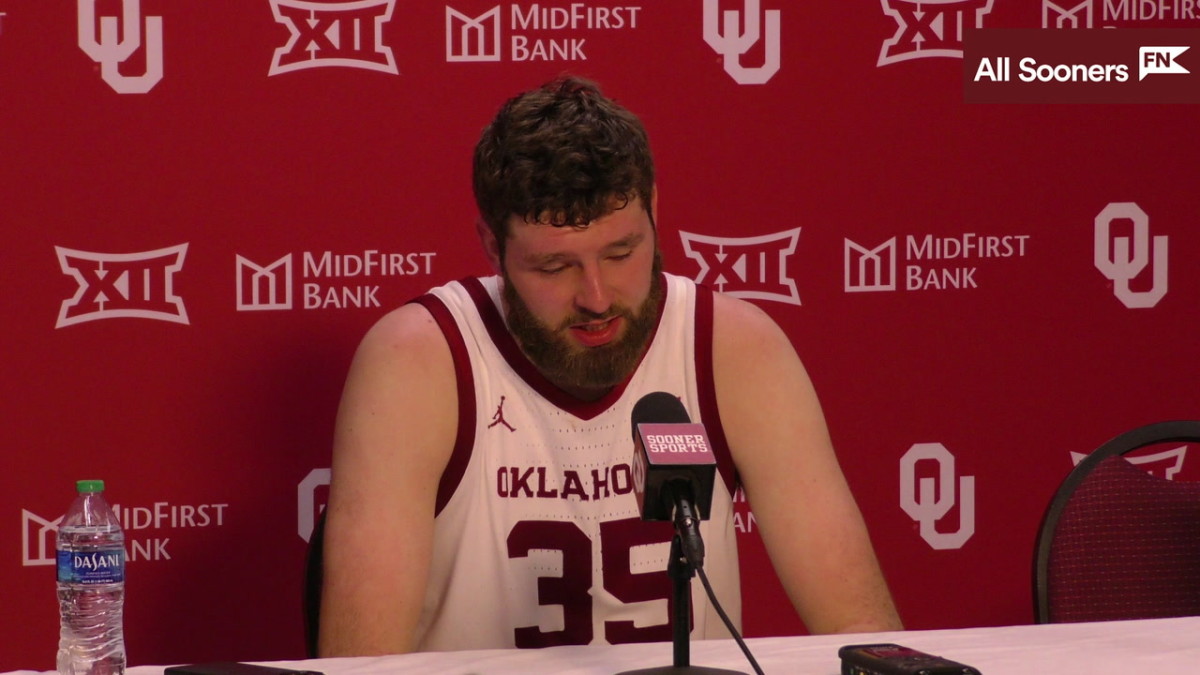 WATCH: Oklahoma F Tanner Groves TCU Postgame - Sports Illustrated ...