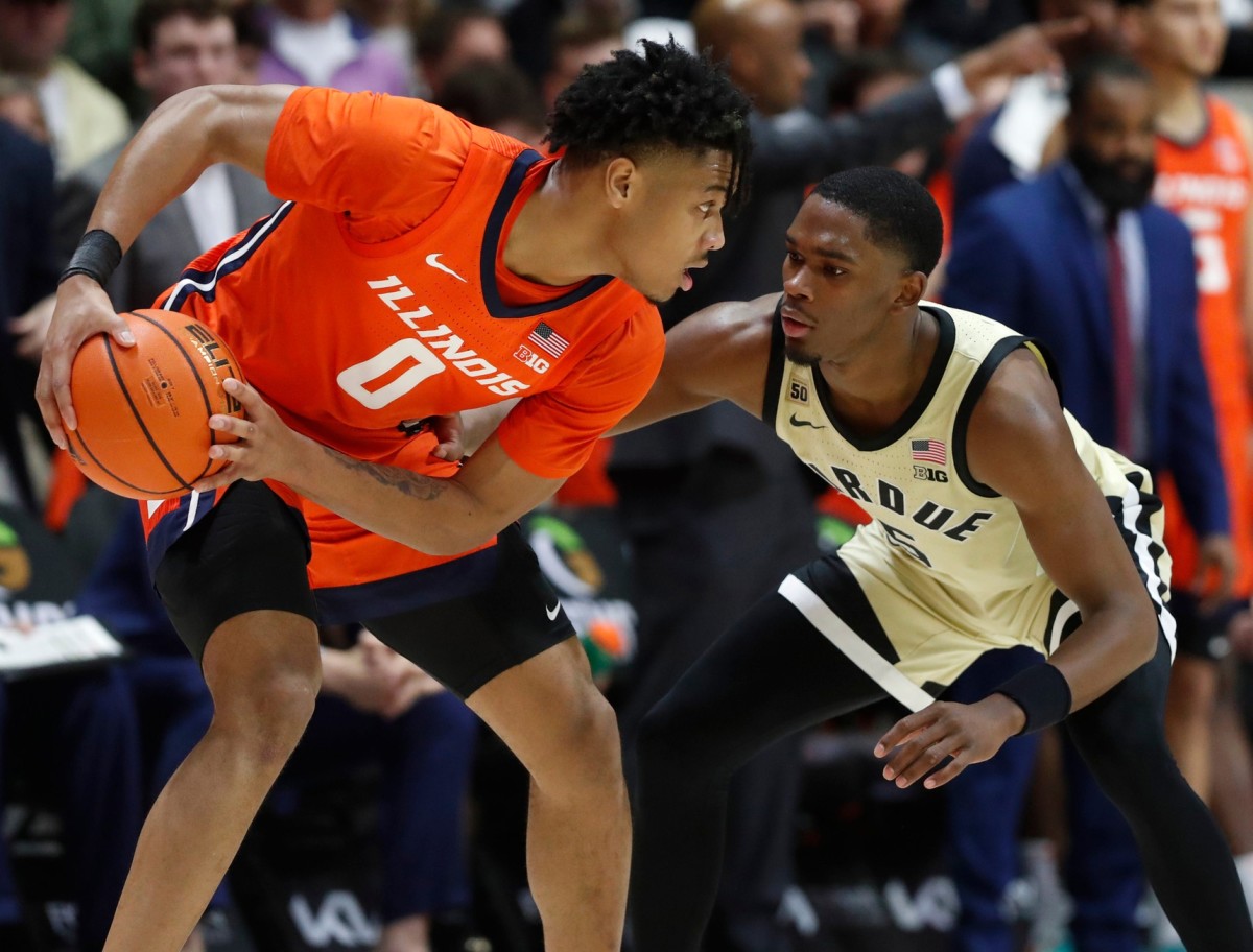 PHOTO GALLERY: Purdue Holds Off Illinois For 76-71 Win at Mackey Arena ...