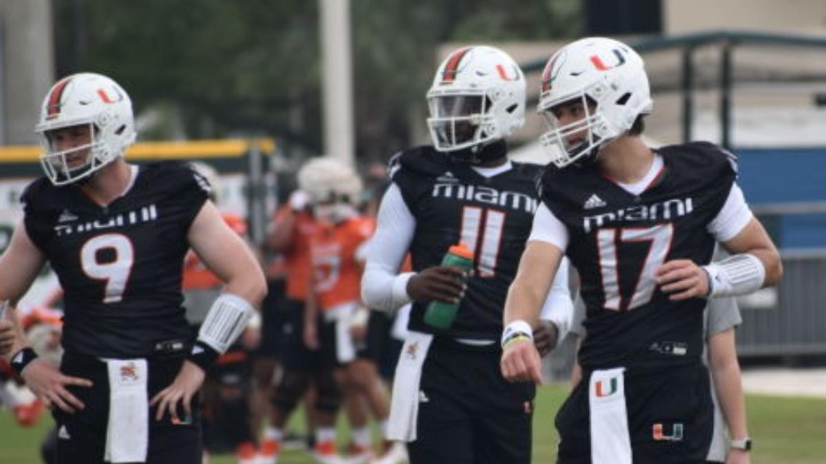 Miami Hurricanes 2023 QB Breakdown: Van Dyke, Brown & Emory Williams ...