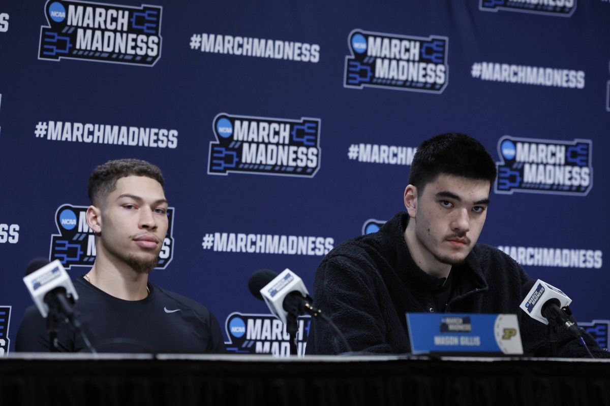 Mason Gillis, Zach Edey Preview Purdue's NCAA Tournament Game Against ...