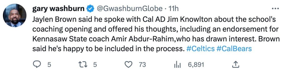 Cal Basketball Coaching Search: Jaylen Brown Gives Endorsement to Amir ...