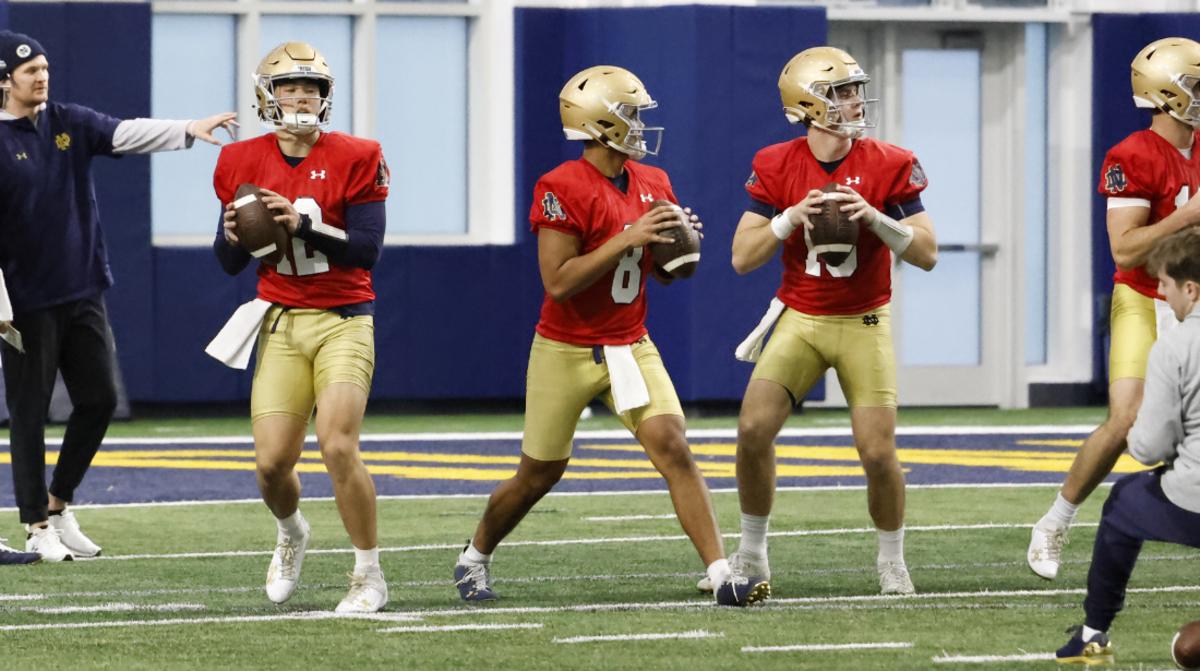 Notre Dame Practice Hype Video - March 22 - Sports Illustrated Notre ...
