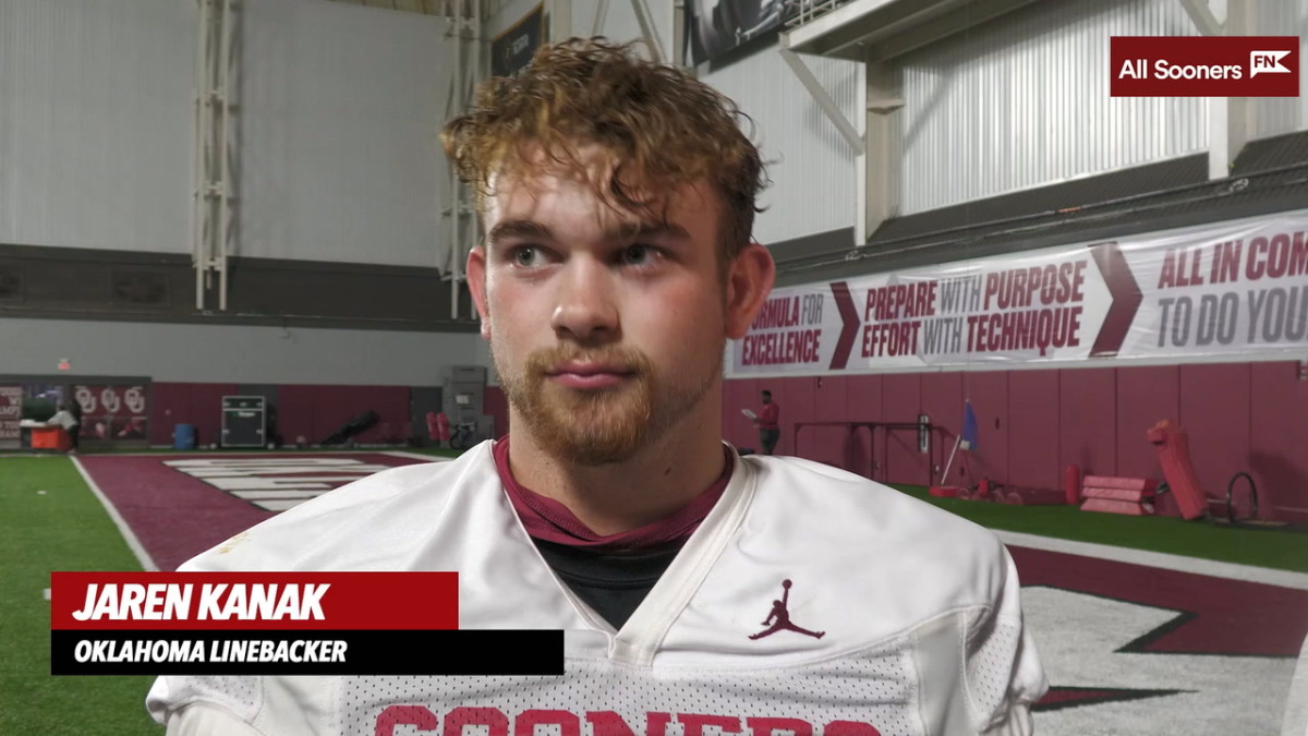 WATCH: Oklahoma LB Jaren Kanak Interview - Sports Illustrated Oklahoma ...