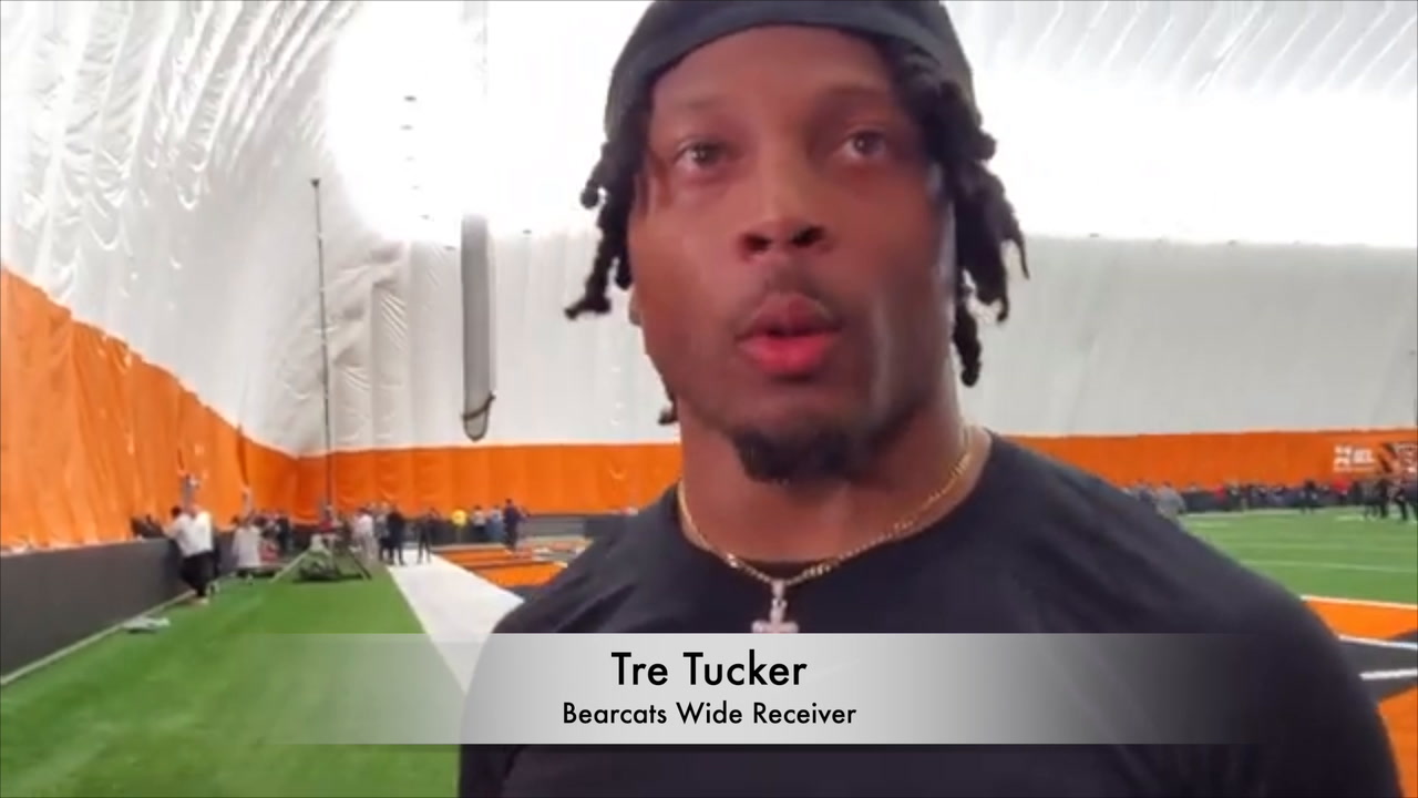 Tre Tucker 2023 UC Pro Day Media Courtesy: Mike Petraglia - All Bearcats