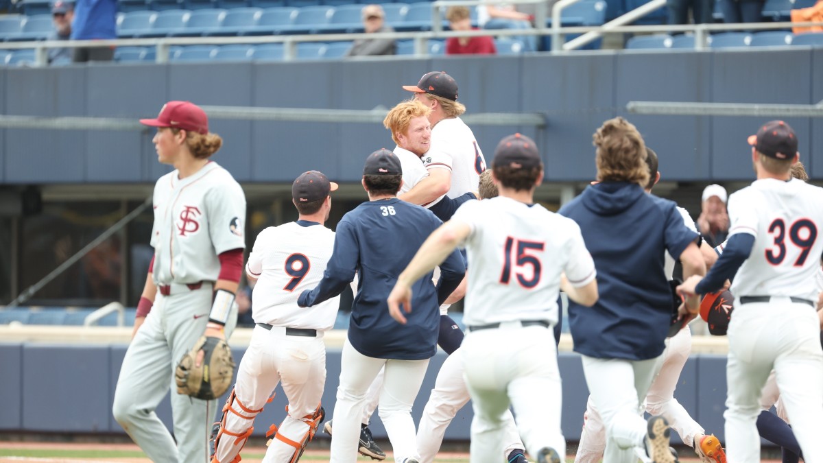 No. 8 Virginia Baseball Walks Off Florida State 3-2 in Ten-Inning ...
