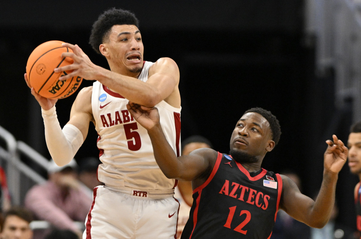 No. 1 Alabama Basketball Falls to No. 5 SDSU, Eliminated from NCAA ...