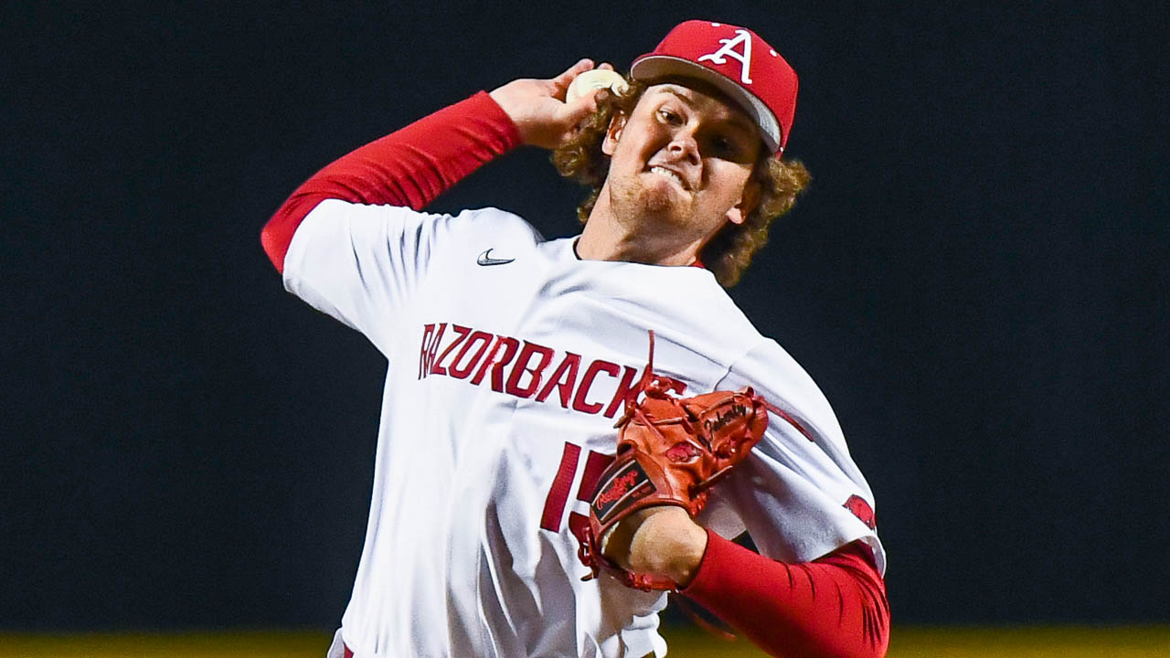 Hogs' Ben McLaughlin, Tavian Josenberger After Omaha Win - Sports ...