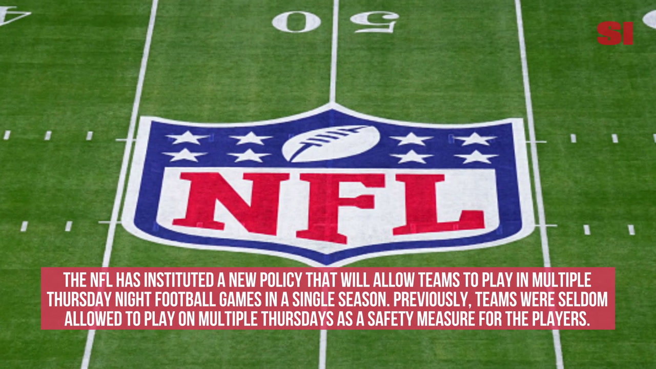 Watch! New NFL Policy Allows For Multiple Thursday Night Appearances ...