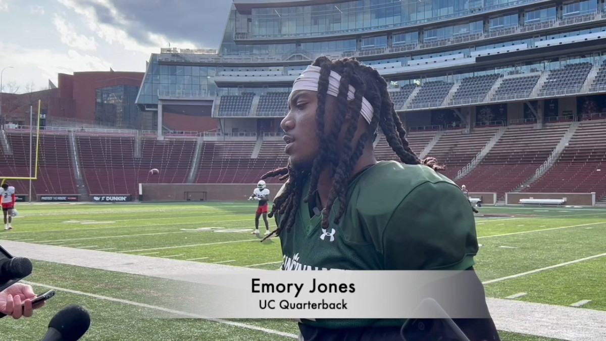 Emory Jones Spring Practice 2023 - All Bearcats
