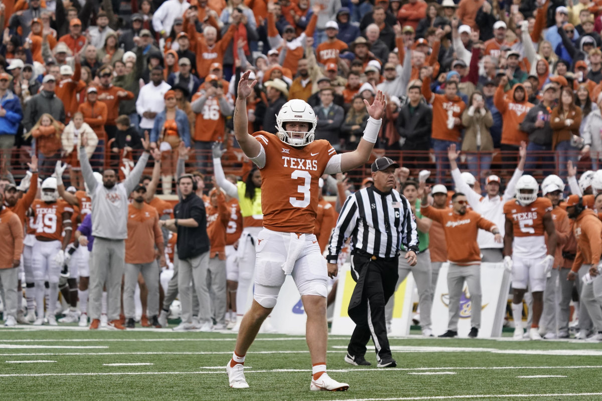 Deep Ball A 'Point of Emphasis' for Texas Longhorns Offense Says Steve Sarkisian - Sports ...