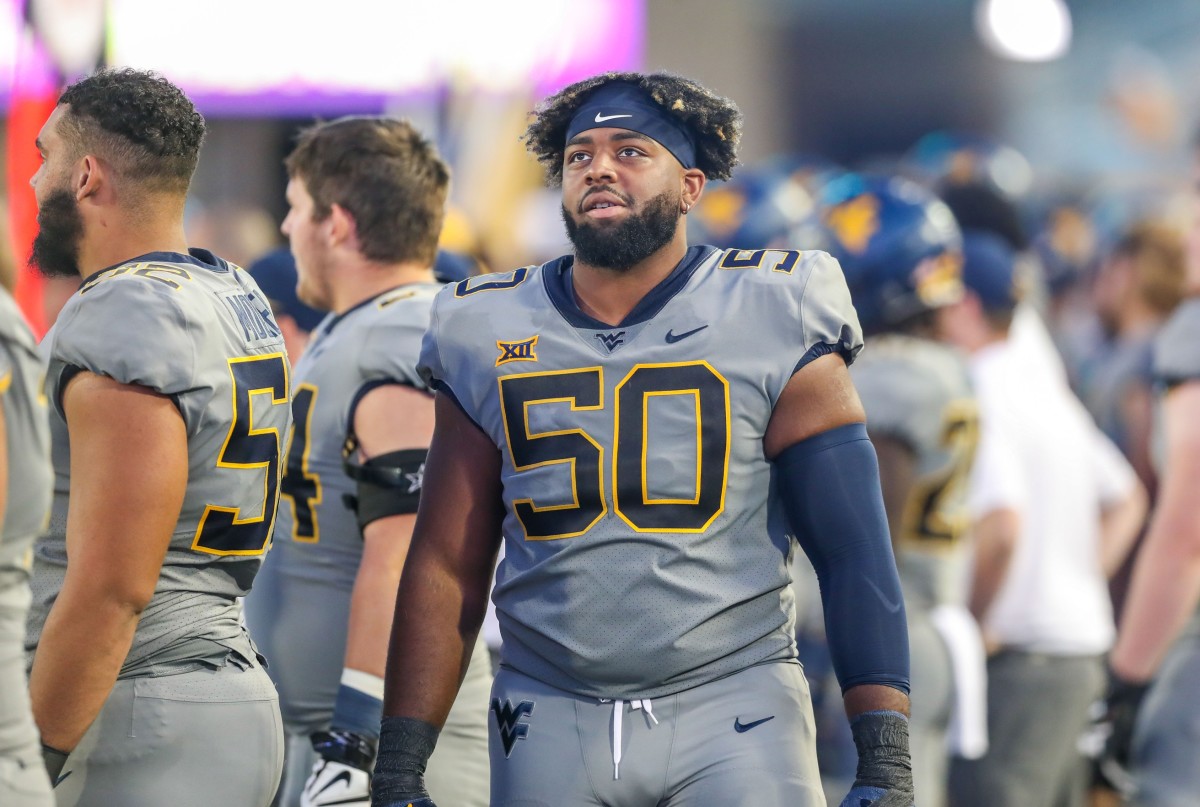 WVU OL Brandon Yates Getting Some Reps at a New Position - Sports ...