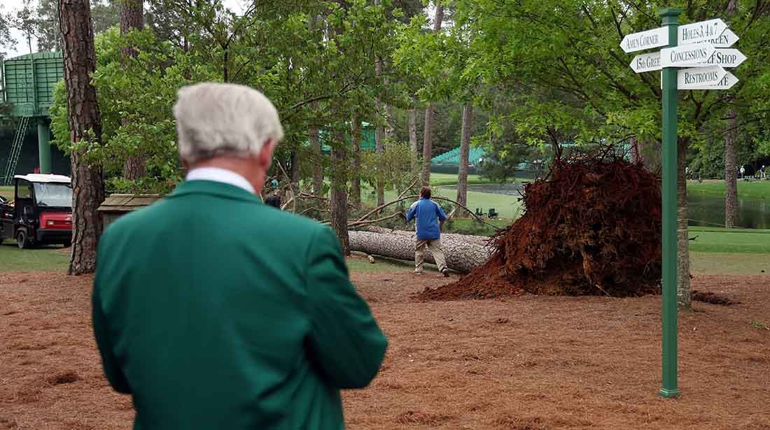 Three Trees Fall Near 17th Hole at Augusta National, No One Injured ...