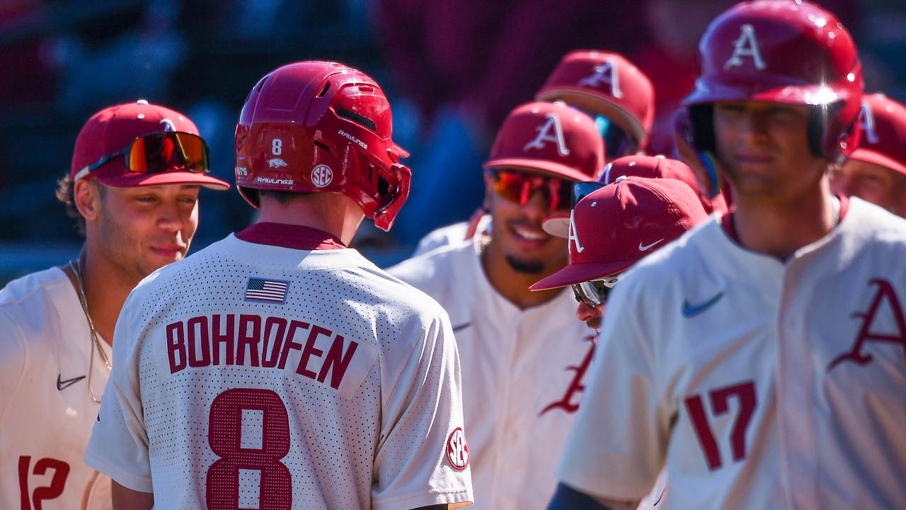 Hogs' Brady Slavens, Tavian Josenberger on Loss to Little Rock - Sports ...