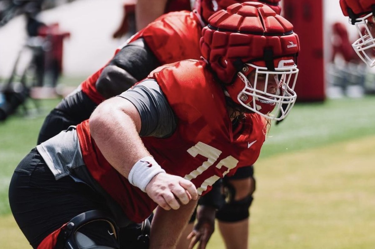 Georgia Football Offensive Lineman Griffin Scroggs Enters NCAA Transfer ...
