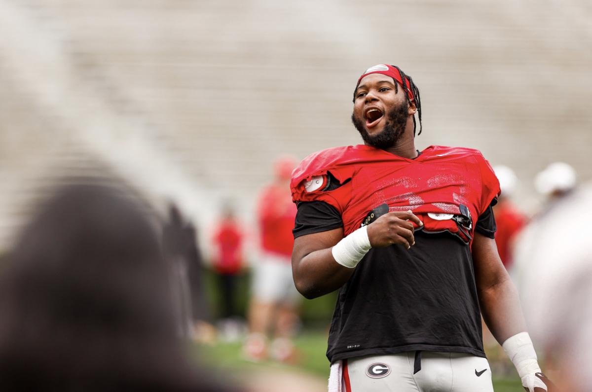 Sedrick Van Pran, Kirby Smart, Georgia football - Sports Illustrated ...